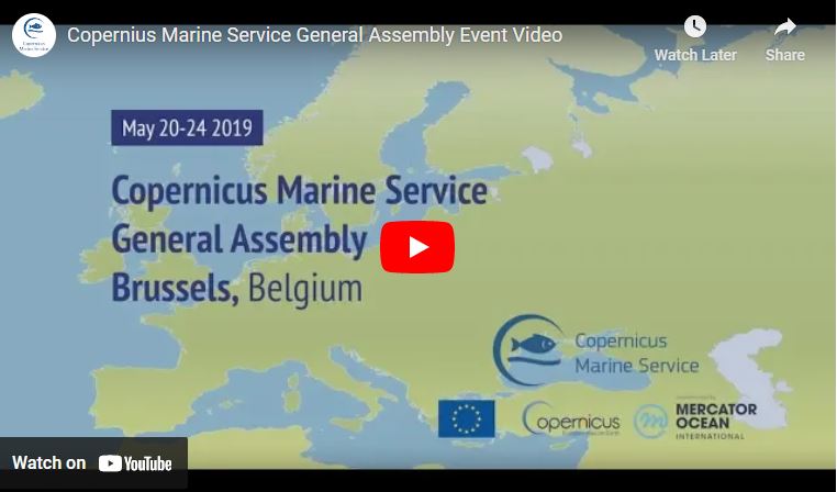 In Situ TAC at the 2019 Copernicus Marine Service General Assembly, Brussels (Belgium ...